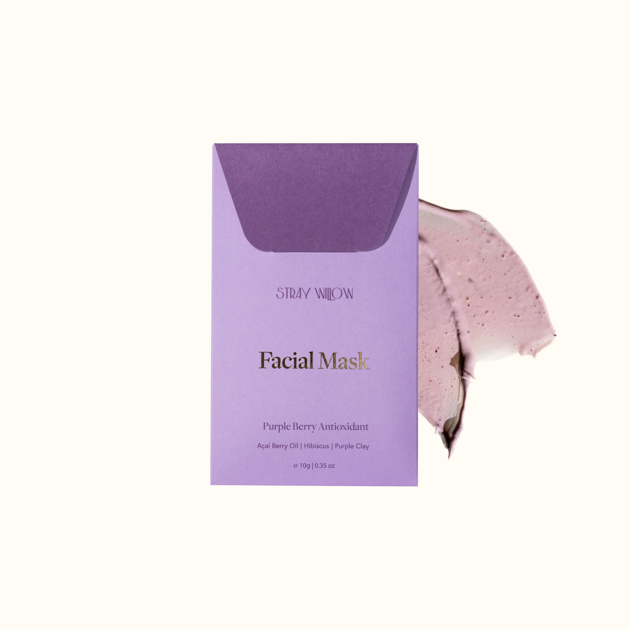Purple Antioxidant Clay Mask | Natural Australian | Stray Willow