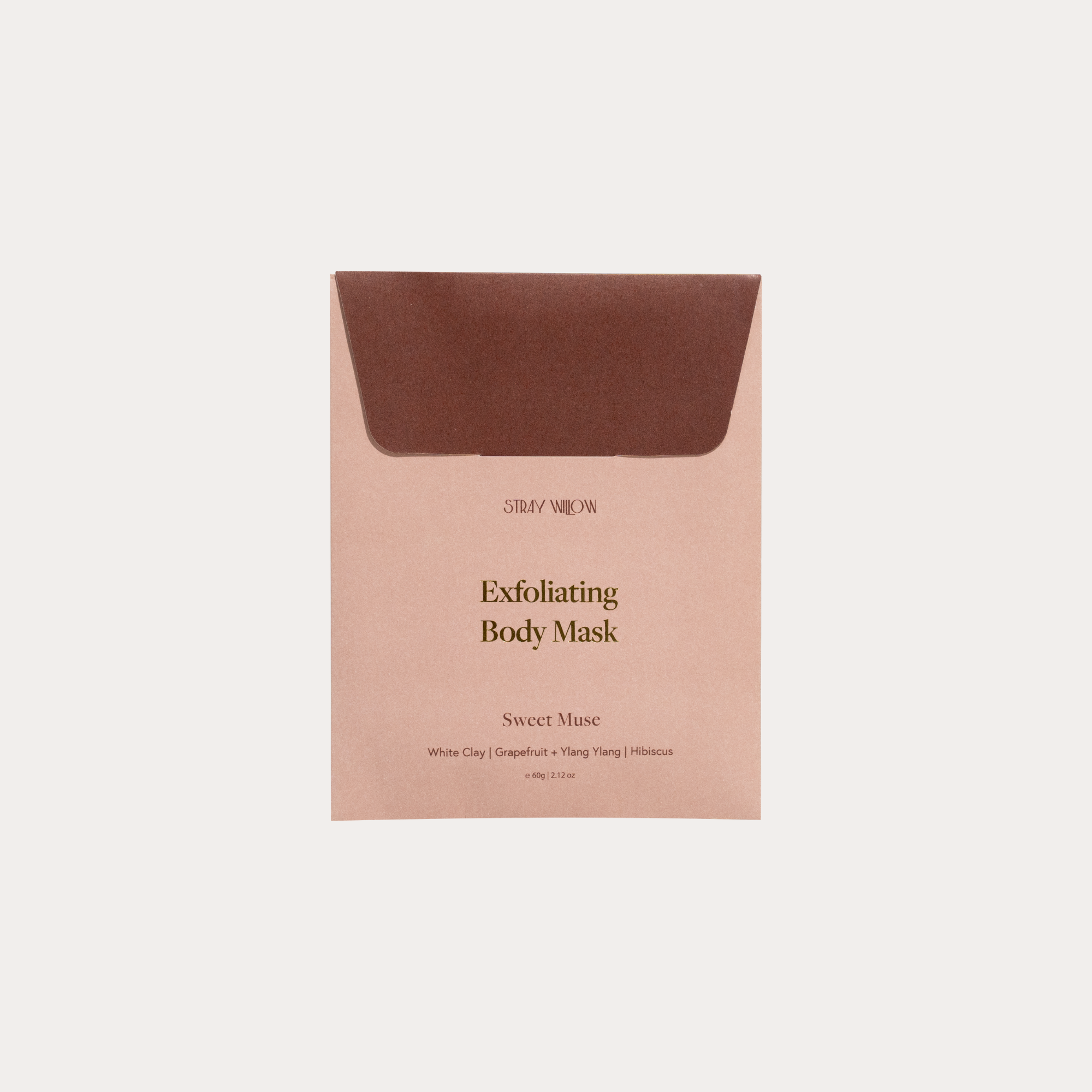 Sweet Muse Exfoliating Body Mask | Natural Clay & Epsom | Salt Scrub